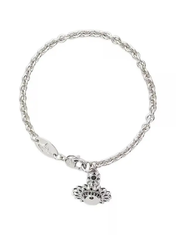 VIVIENNE WESTWOOD Jordana Rhinestone Bracelet - Silver