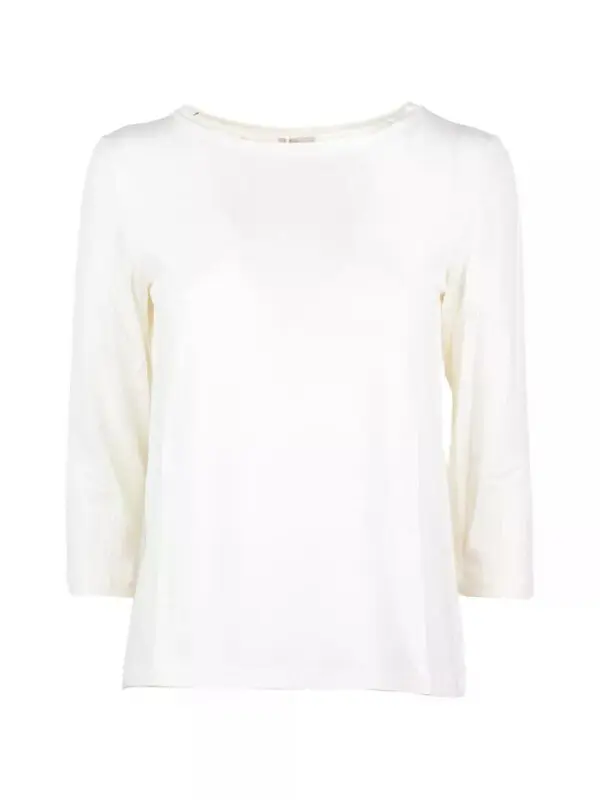 Marella 3/4 Sleeve T-shirt - Neutrals