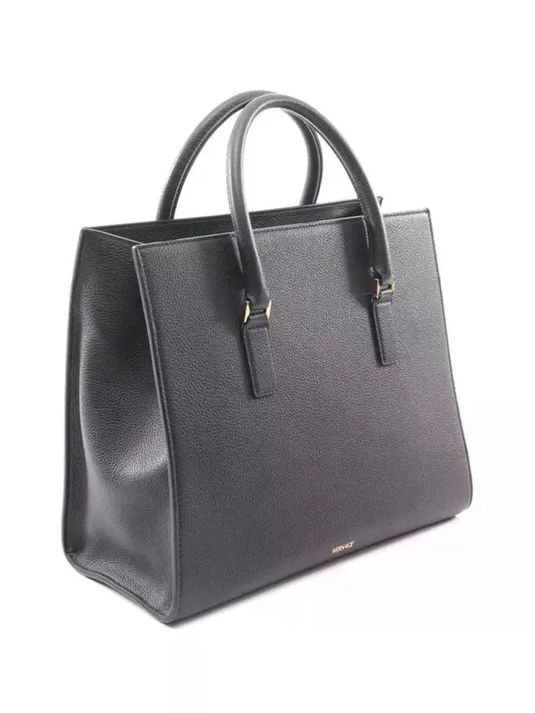 Versace 2010s Virtus Leather Tote Bag