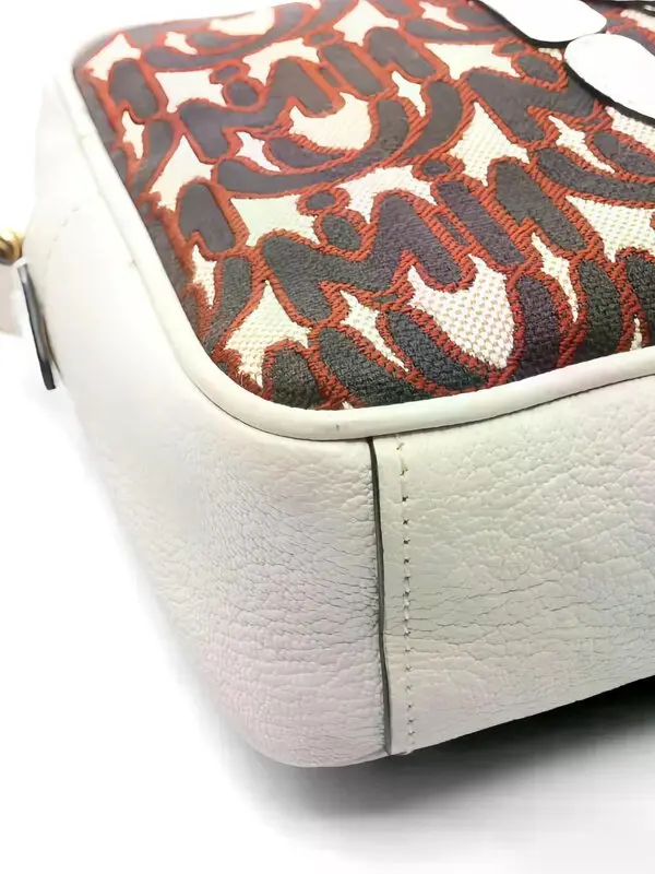Miu Miu 2000s Logo Jacquard Shoulder Bag