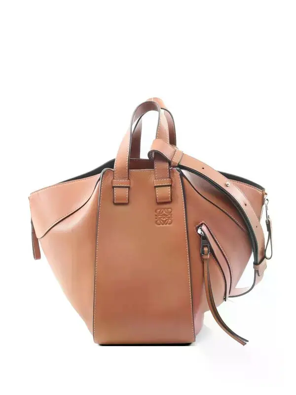 Loewe 2010s Small Hammock Leather Tote Bag