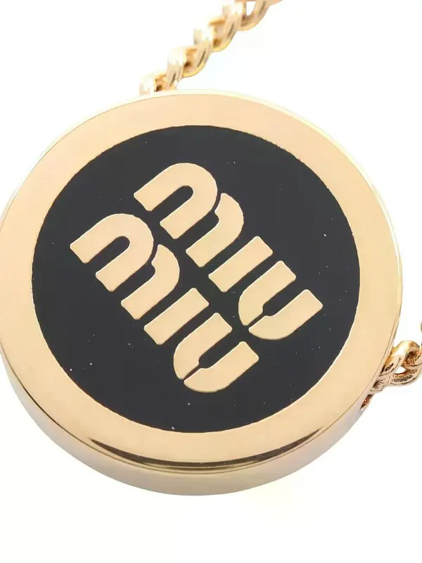 Miu Miu Logo Necklace