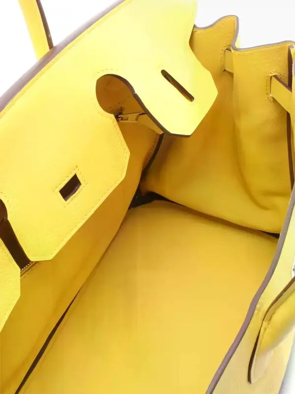 Hermès 2019 Birkin 30 Leather Tote Bag - Yellow