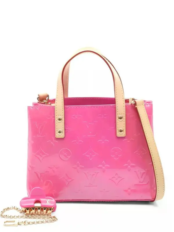 LOUIS VUITTON 2010s Pm Reed Vernis Tote Bag - Pink