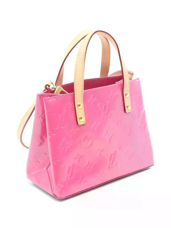 LOUIS VUITTON 2010s Pm Reed Vernis Tote Bag - Pink
