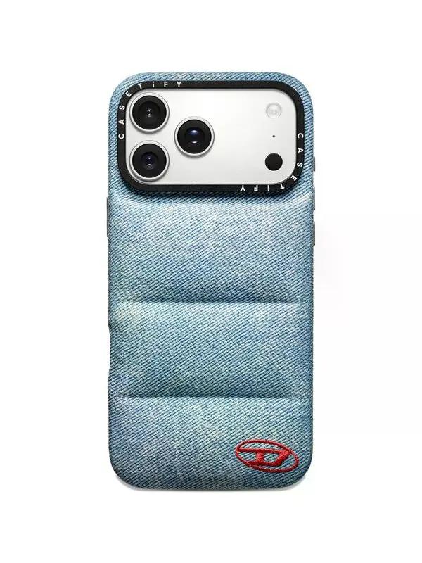 DIESEL X Casetify Puffer-design Iphone 17 Pro Case - Blue