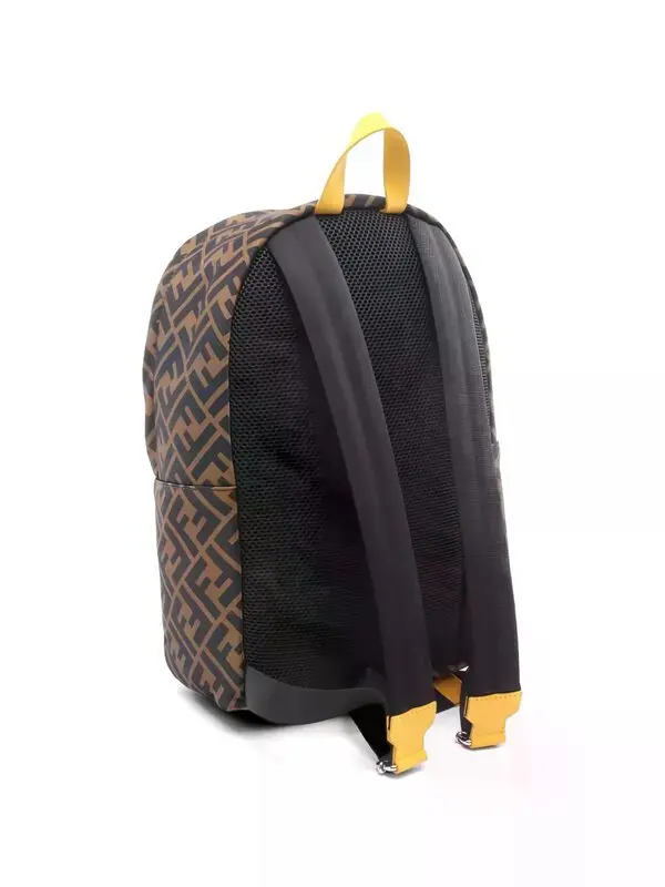 Fendi 2010s Zucca Leather Backpack