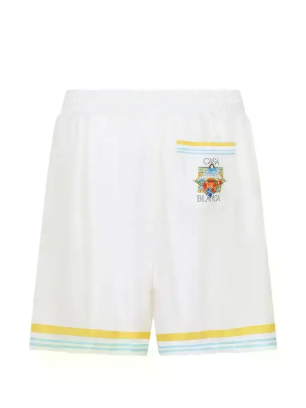 Casablanca Silk Shorts