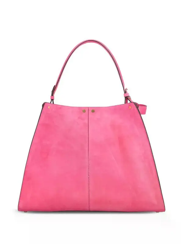 Fendi Large Way Lock-detail Tote - Pink