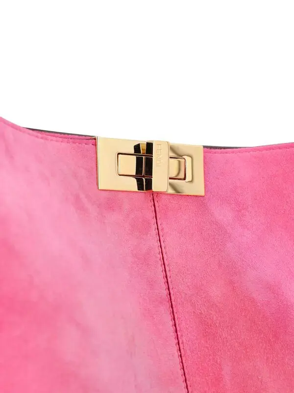 Fendi Large Way Lock-detail Tote - Pink