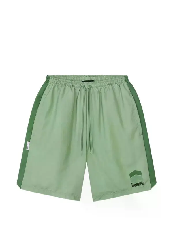 HOMIES MARBELLA Racing Logo-detail Shorts - Green