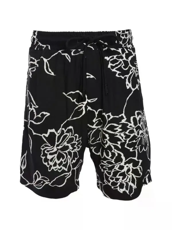 GAËLLE PARIS Floral-print Bermuda Shorts