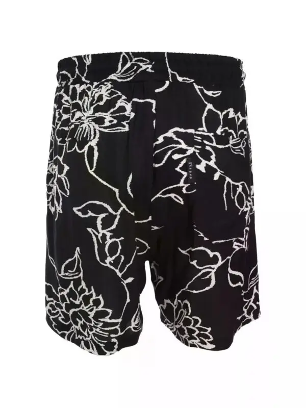 GAËLLE PARIS Floral-print Bermuda Shorts