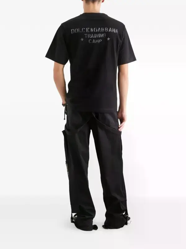 Dolce & Gabbana Logo-motif T-shirt - Black