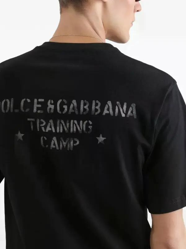 Dolce & Gabbana Logo-motif T-shirt - Black