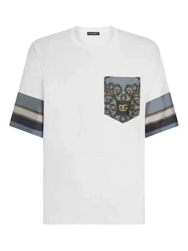 Dolce & Gabbana Patterned Short-sleeve Pocket T-shirt