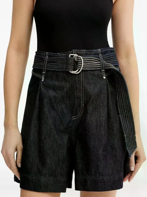 BOSS Belted Pleated Shorts