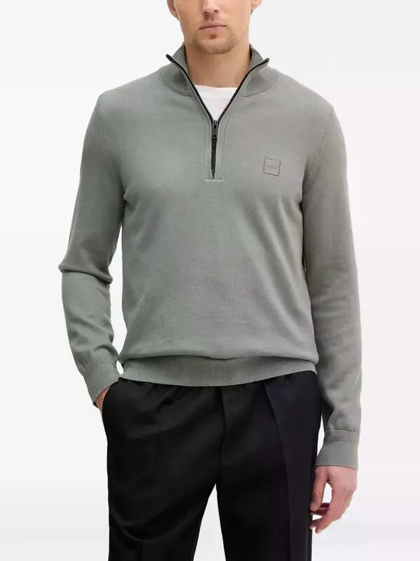 BOSS Half Zip Sweater