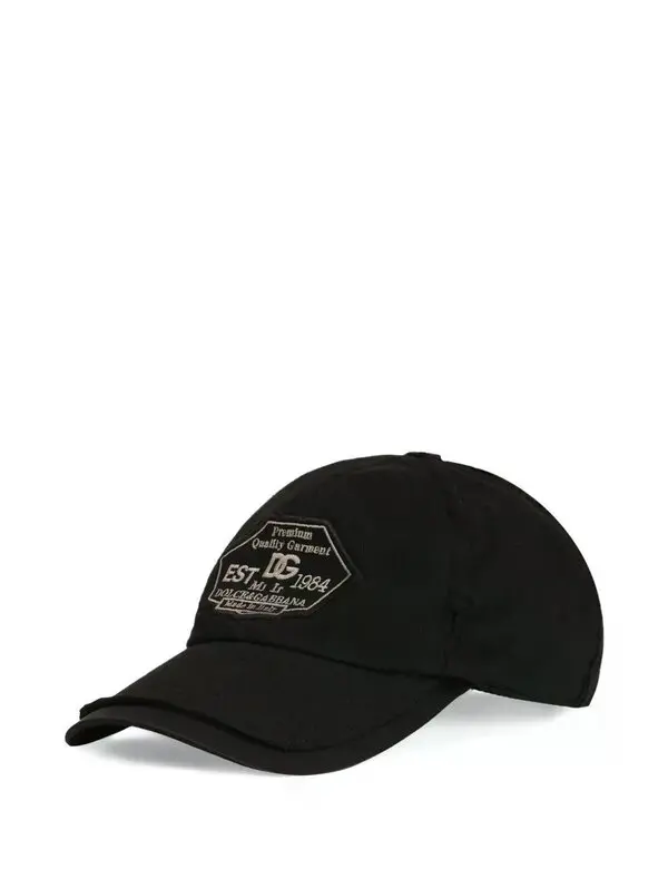 Dolce & Gabbana Appliqué Baseball Cap - Black