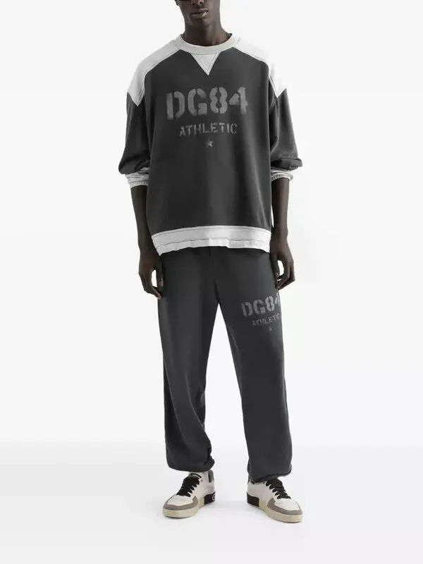 Dolce & Gabbana Graphic Side-stripe Track Pants