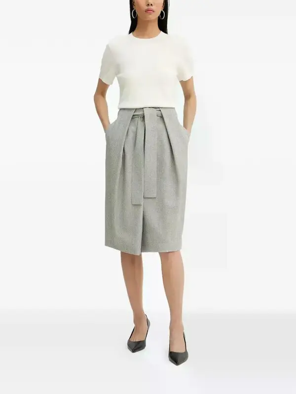 BOSS Pleated Midi Skirt
