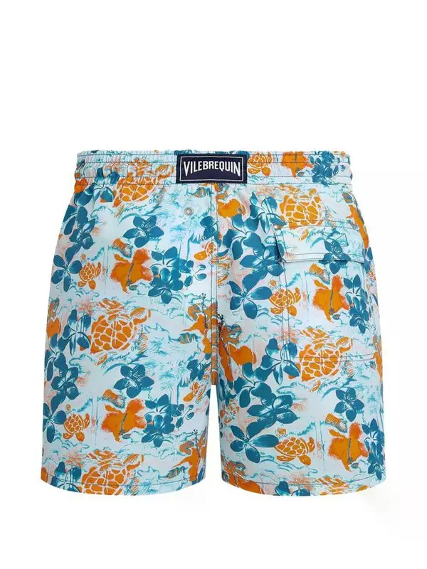 Vilebrequin Printed Swim Shorts - White