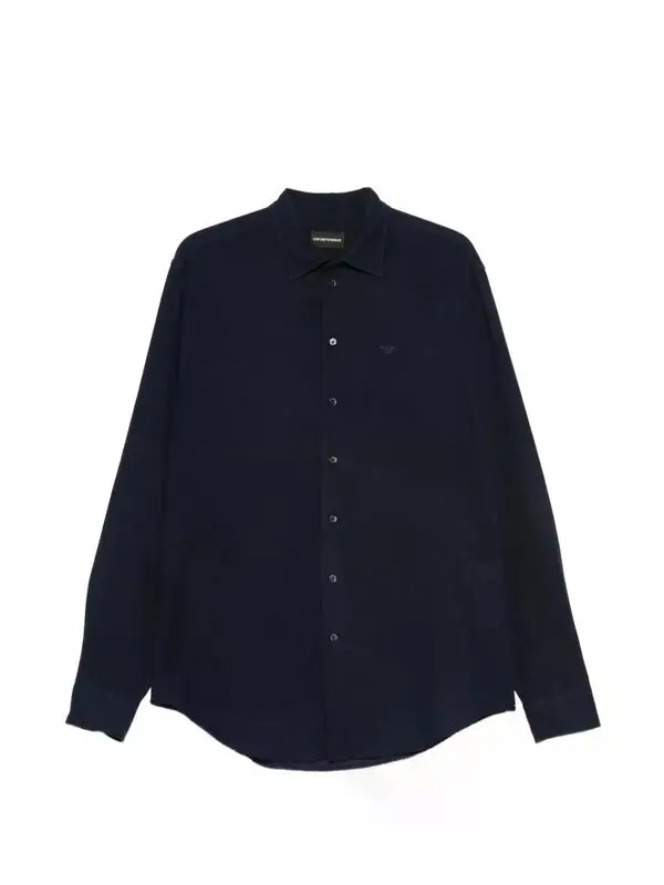 Emporio Armani Chest-logo Button-fastening Shirt