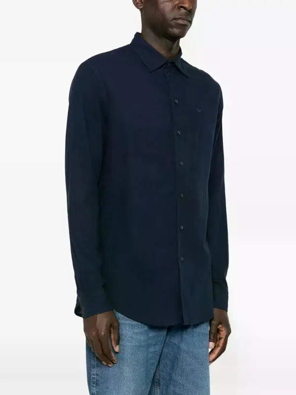Emporio Armani Chest-logo Button-fastening Shirt
