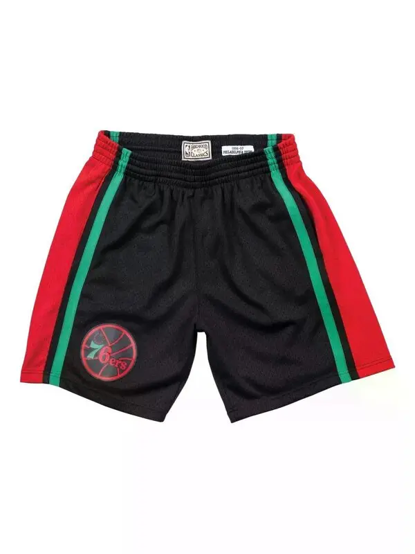 Mitchell & Ness 1996-97 Philadelphia 76ers Christmas Swingman Shorts - Black