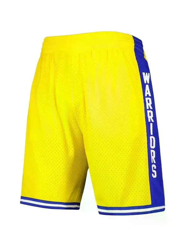 Mitchell & Ness Nba 1974-75 Golden State Warriors Home Shorts - Yellow