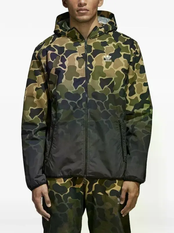 Adidas Camouflage Windbreaker Jacket