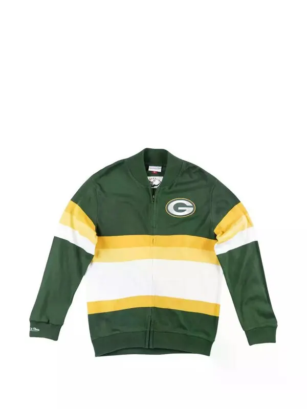 Mitchell & Ness Nfl Front Stripe Full Zip Sweatshirt