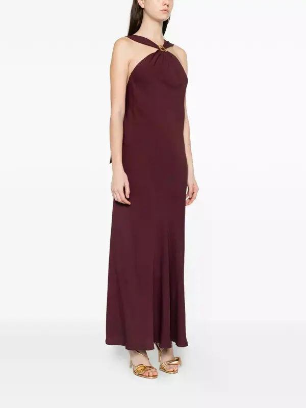 FORTE_FORTE Halterneck Ring Dress