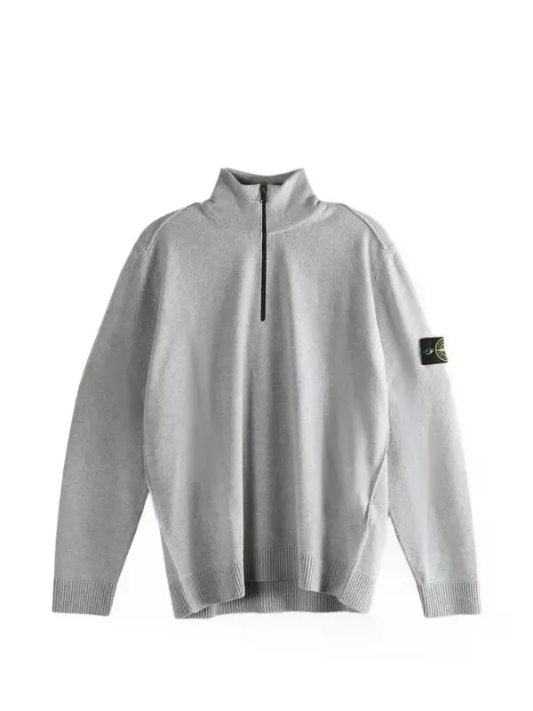 Stone Island Zip Collar Sweater