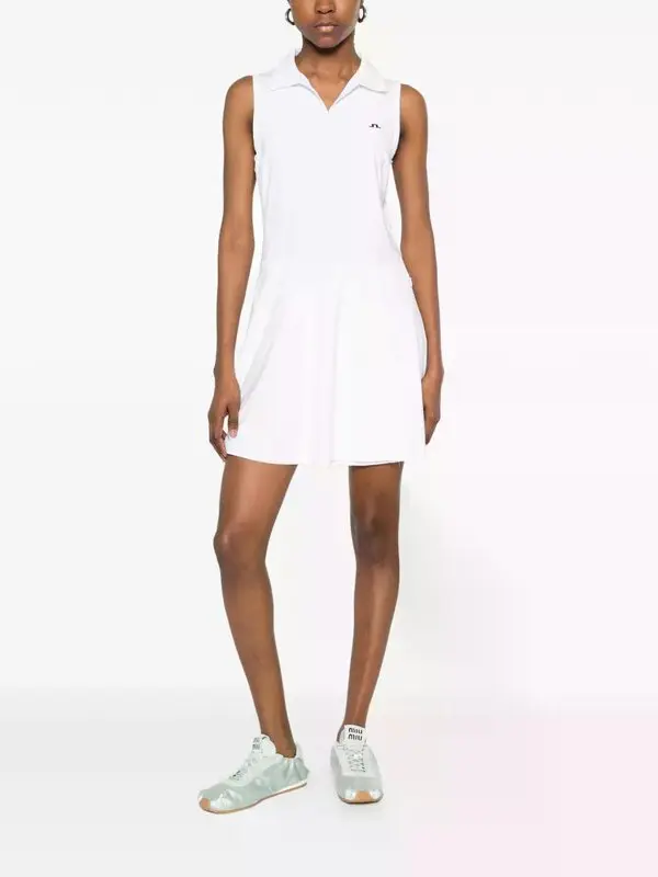 J. Lindeberg Polo-collar A-line Maxi Dress