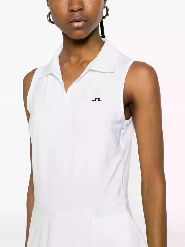 J. Lindeberg Polo-collar A-line Maxi Dress