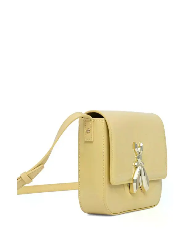 Patrizia Pepe Fly Leather Cross Body Bag - Yellow