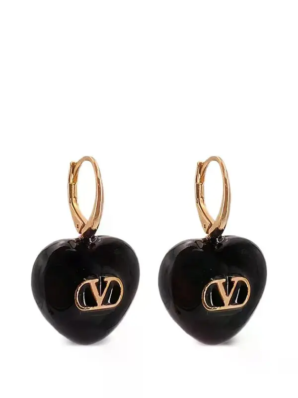 Valentino Garavani Coeur Royal Heart Drop Earrings - Gold