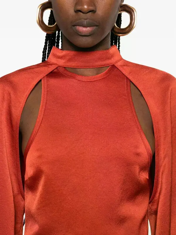 bolero maxi dress Nanushka Detachable Bolero Maxi Dress