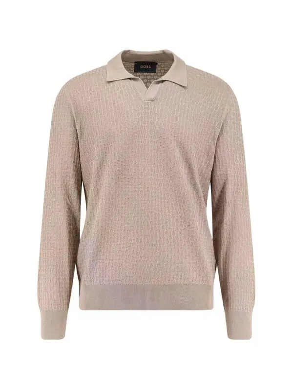 BOSS Textured Polo Shirt