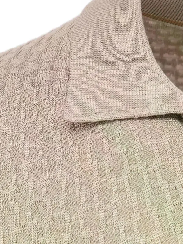 BOSS Textured Polo Shirt