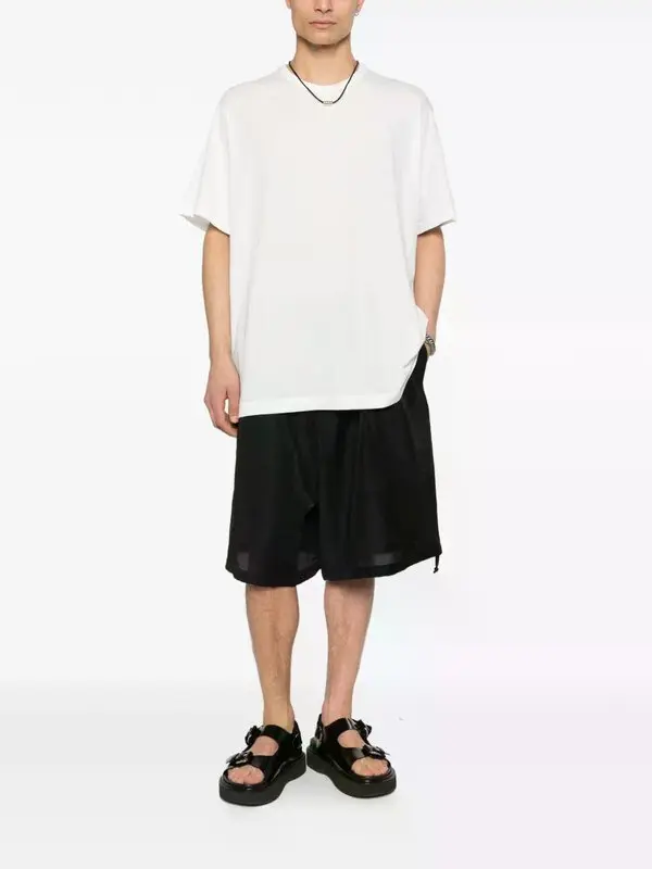 Yohji Yamamoto Drawstring Hem Shorts