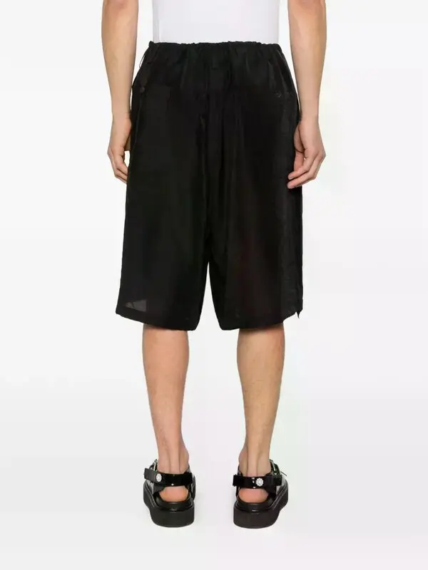 Yohji Yamamoto Drawstring Hem Shorts