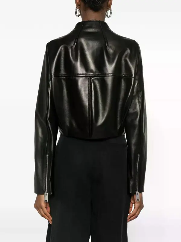 Khaite Niko Zip-fastening Cropped Jacket