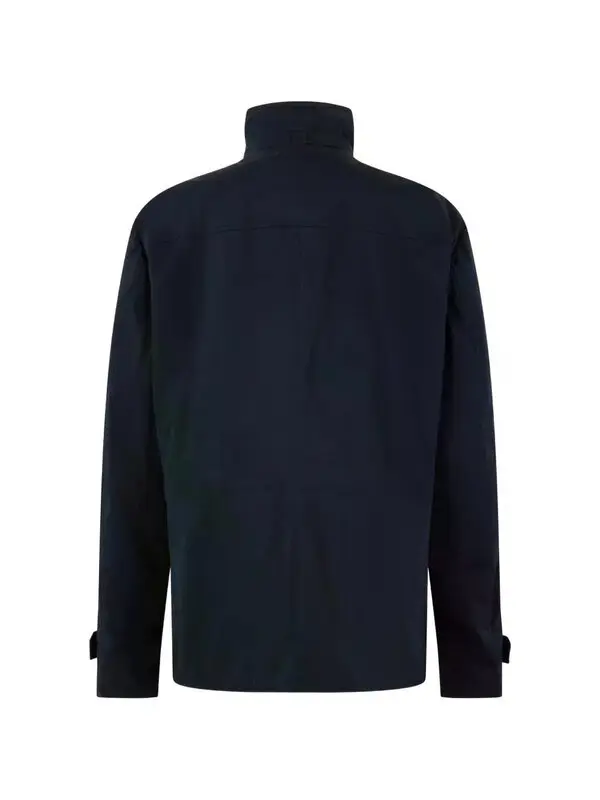 MOORER Buckled-collar Pea Coat
