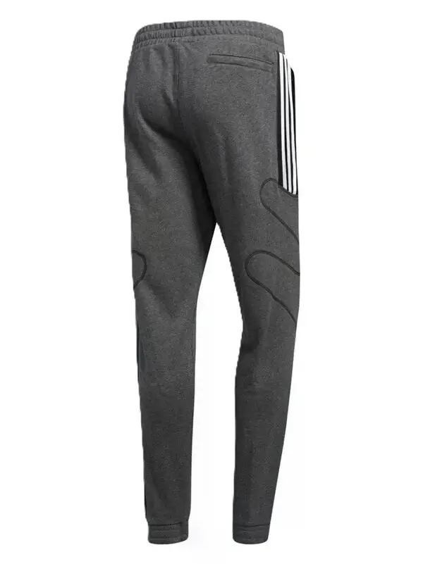 Adidas Stripe Detail Track Pants - Grey