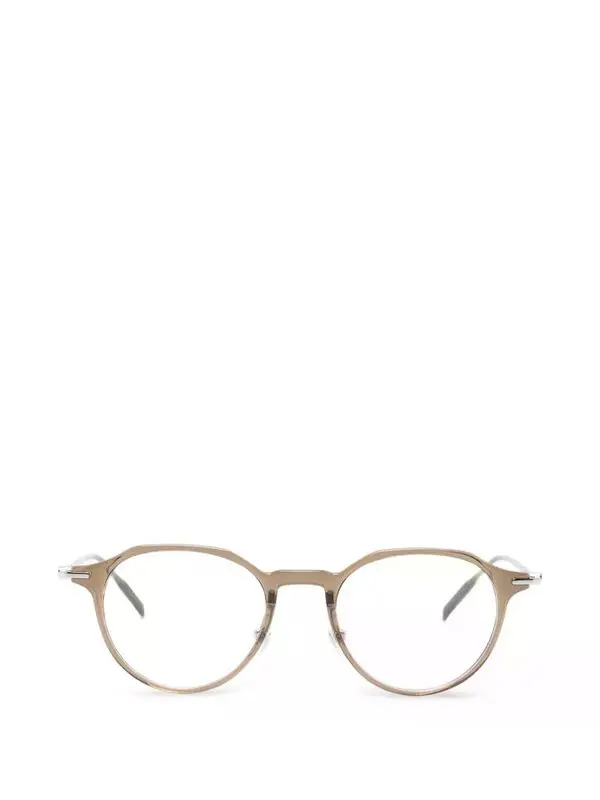 Montblanc Round Frame Eyeglasses - Brown