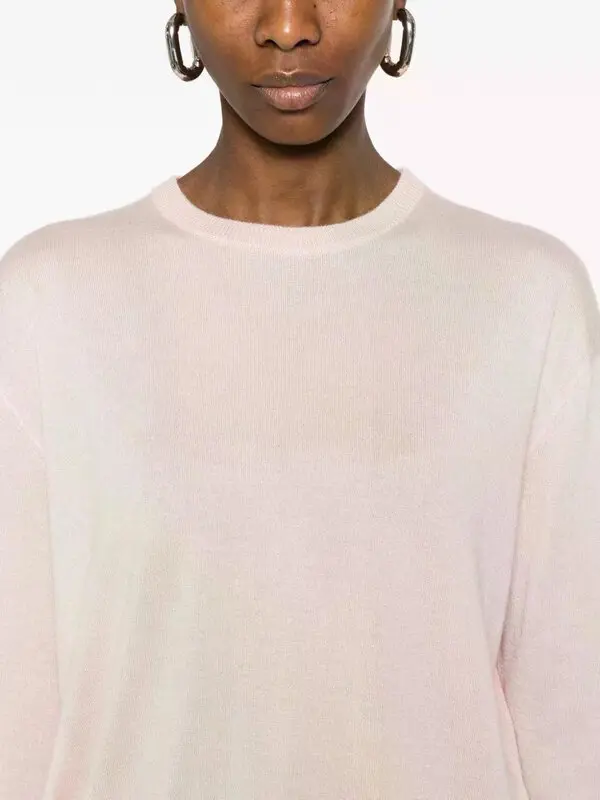 BEYOU Ribbed-hem Sweater