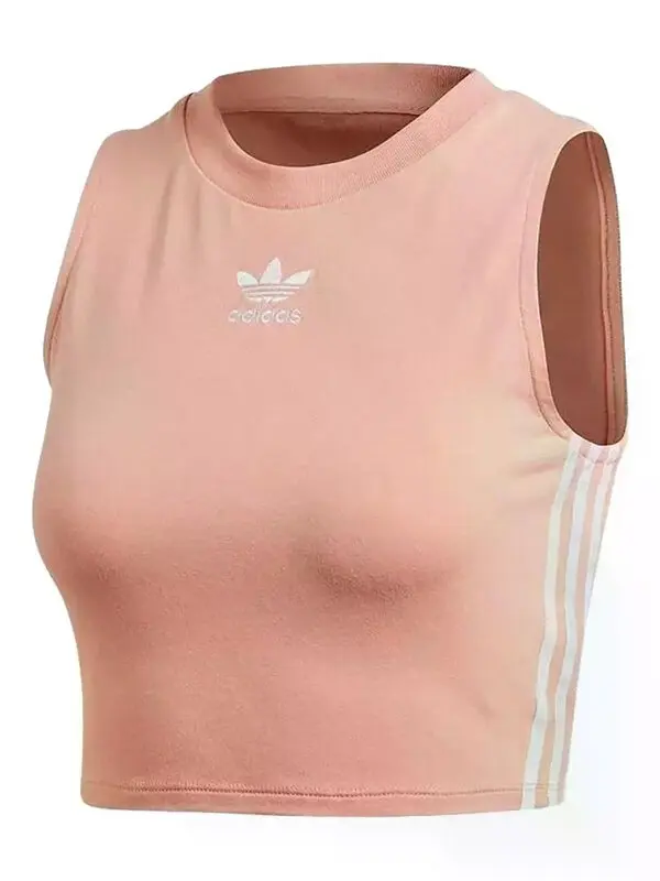 Adidas Round-neck Cropped Tank Top