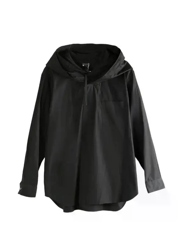 Comme Des Garçons Drawstring Hoodie - Black